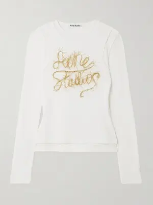 Acne Studios Embroidered T-shirts For Women