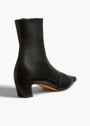 Khaite Nevada Stretch Low Boots - Black