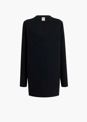 Khaite Aleena Mini Dress - Black