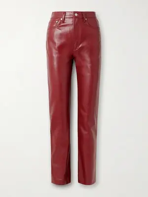 Chrome-Free Leather Trousers