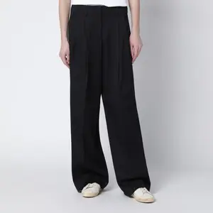 GOLDEN GOOSE Wide Leg Wool Trousers