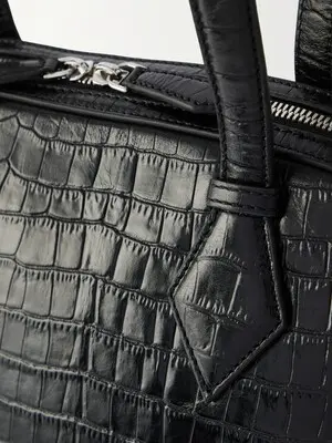 A.emery Harnick Croc-effect Leather Shoulder Bag