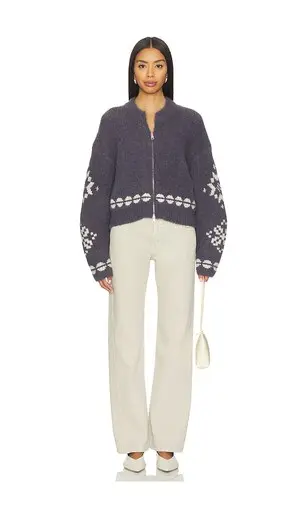 L*Space Cosmos Zip Up Sweater