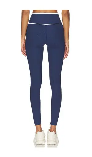 Year Of Ours Ribbed Two Tone Veronica Legging In . Also - Navy