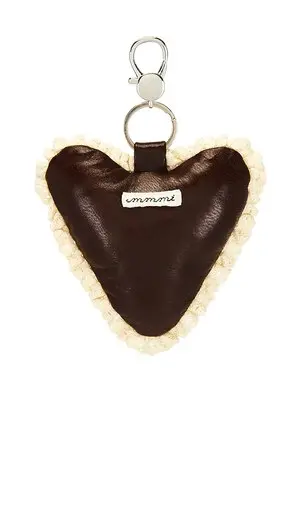 MY MUM MADE IT Rosette Heart Keychain
