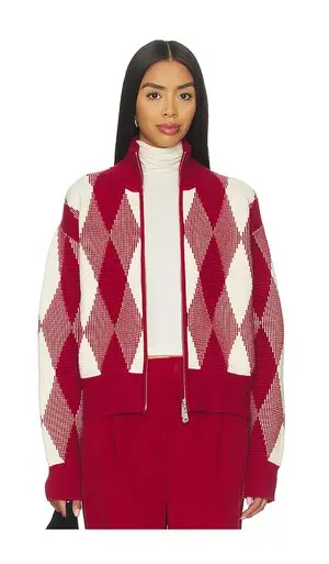 Varley Karina Jacquard Knit Jacket