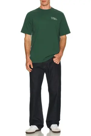 MALBON Bermuda Sport Utility Tee In Green