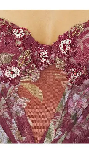 PatBO Delicata Beaded Gown