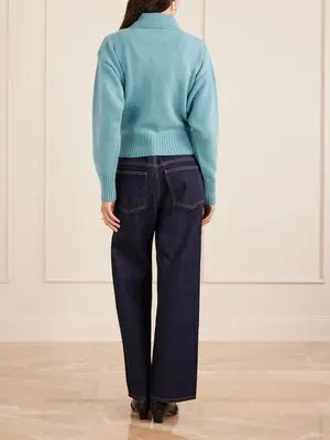 Proenza Schouler Rocio Cashmere-blend Cardigan - Blue