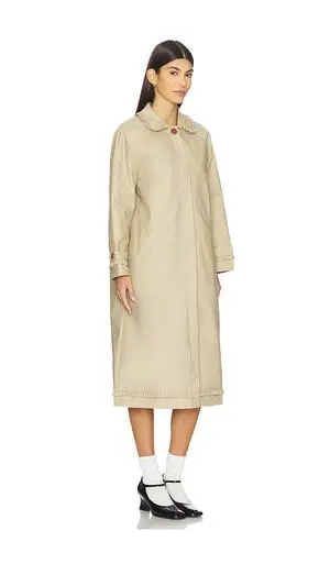 MY MUM MADE IT Tailored Gather Trench Coat In . Also