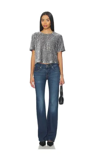 Steve Madden Cressa Embellished Cropped Top