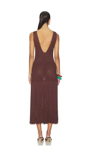 Devon Windsor Leiza Maxi Dress - Brown
