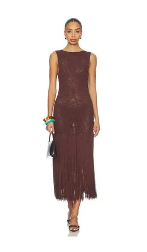 Devon Windsor Leiza Maxi Dress - Brown