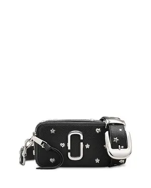 Marc Jacobs The Snapshot Icon Mini Studded Leather Camera Bag - Black Multi
