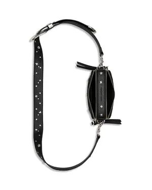 Marc Jacobs The Snapshot Icon Mini Studded Leather Camera Bag - Black Multi