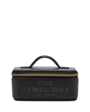 Marc Jacobs The Jewel Box Leather Vanity Case - Black