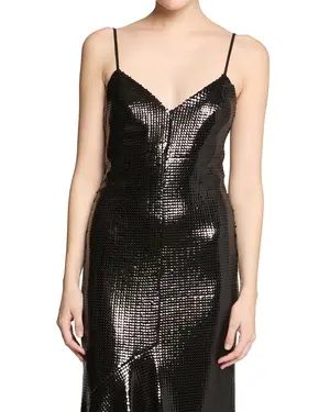 Halston Lucia Sequinned Midi Dress