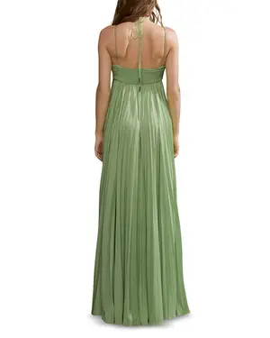 AMUR River Pleated Gown