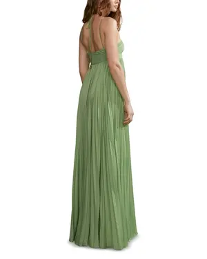 AMUR River Pleated Gown