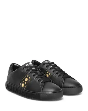 Versace Medusa Stud Low Top Sneakers