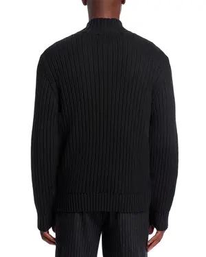Hugo Sriton Zip Front Sweater