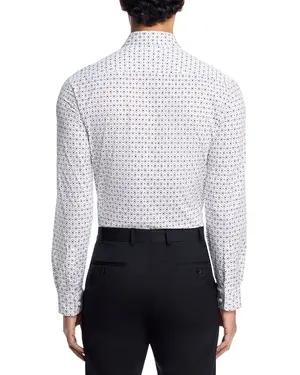 BOSS Owen Relaxed Fit Printed Button Front Shirt