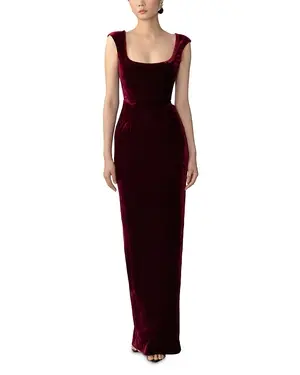 Round Neck Evening Dresses