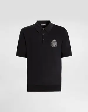 Dolce & Gabbana Cotton Polo Shirt - Blue
