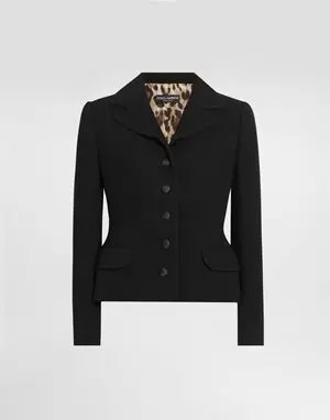 Dolce & Gabbana Wool Single-breasted Jacket - Black