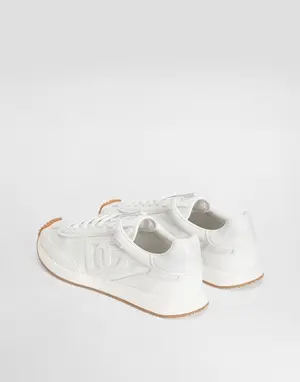 Dolce & Gabbana Dg Cushion Calfskin Sneakers - White