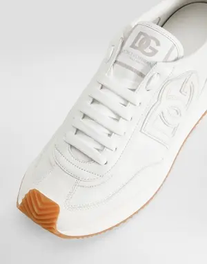 Dolce & Gabbana Dg Cushion Calfskin Sneakers - White