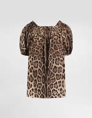 Dolce & Gabbana Animal Print Blouses
