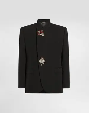 Dolce & Gabbana Double-breasted Wool Gabardine Jacket