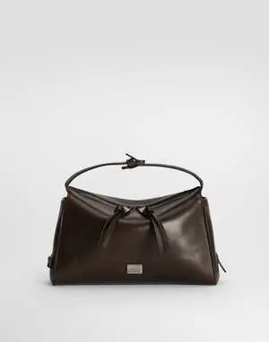 Dolce & Gabbana Vittoria Tempesta Calfskin Bag - Brown