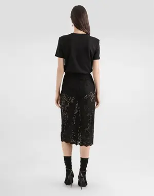 Dolce & Gabbana Jersey T-shirt With Embroidery