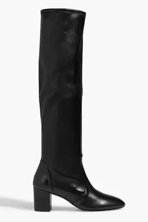 Tall Square Toe Moto Boots