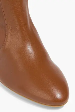 STUART WEITZMAN Yuliana 60 Leather Knee Boots - Brown
