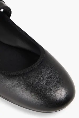 STUART WEITZMAN Alice Leather Mary Jane Flats