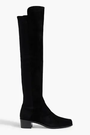 STUART WEITZMAN Reserve Suede Over-the-knee Boots