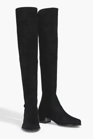 STUART WEITZMAN Reserve Suede Over-the-knee Boots