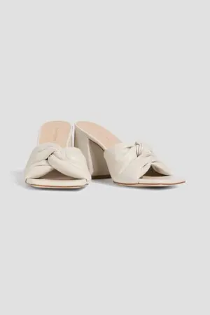 STUART WEITZMAN Glamknot 85 Leather Mules