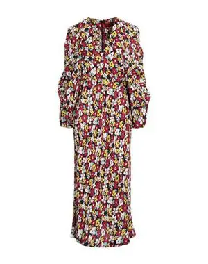 Colville Midi Flared Dress - Red