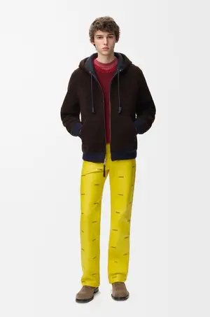 Loewe Hooded Shearling Jacket