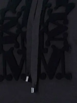 Max Mara Virgin Wool Hoodie - Black
