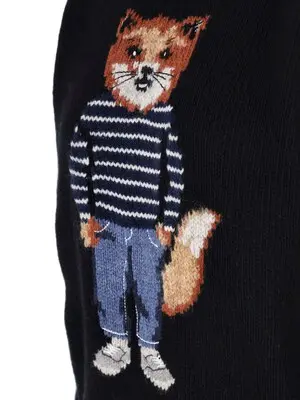 Maison Kitsuné Dressed Fox Sweater - Black