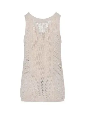 GOLDEN GOOSE Knitted Tank Top