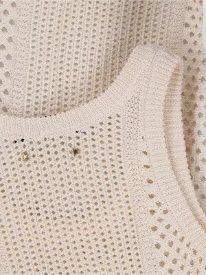 GOLDEN GOOSE Knitted Tank Top