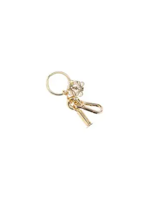 Loewe Anagram Keyring - Gold