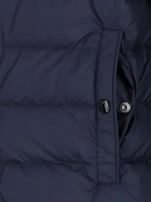 Moncler Padded Knit Cardigan - Blue