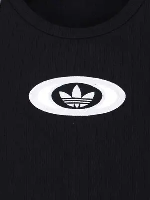 Adidas Campus 2000 Crop Top - Black